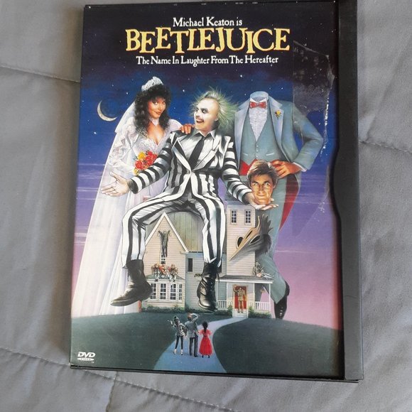 Media | Beetlejuice Dvd Original Snapper Case Tim Burton | Poshmark
